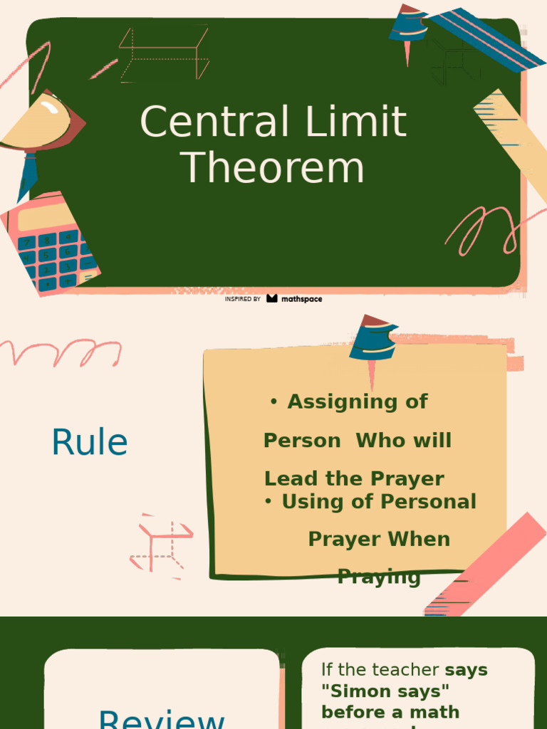 Lesson Plan 2 Central Limit Theorem | PDF | Standard Error | Errors And ...