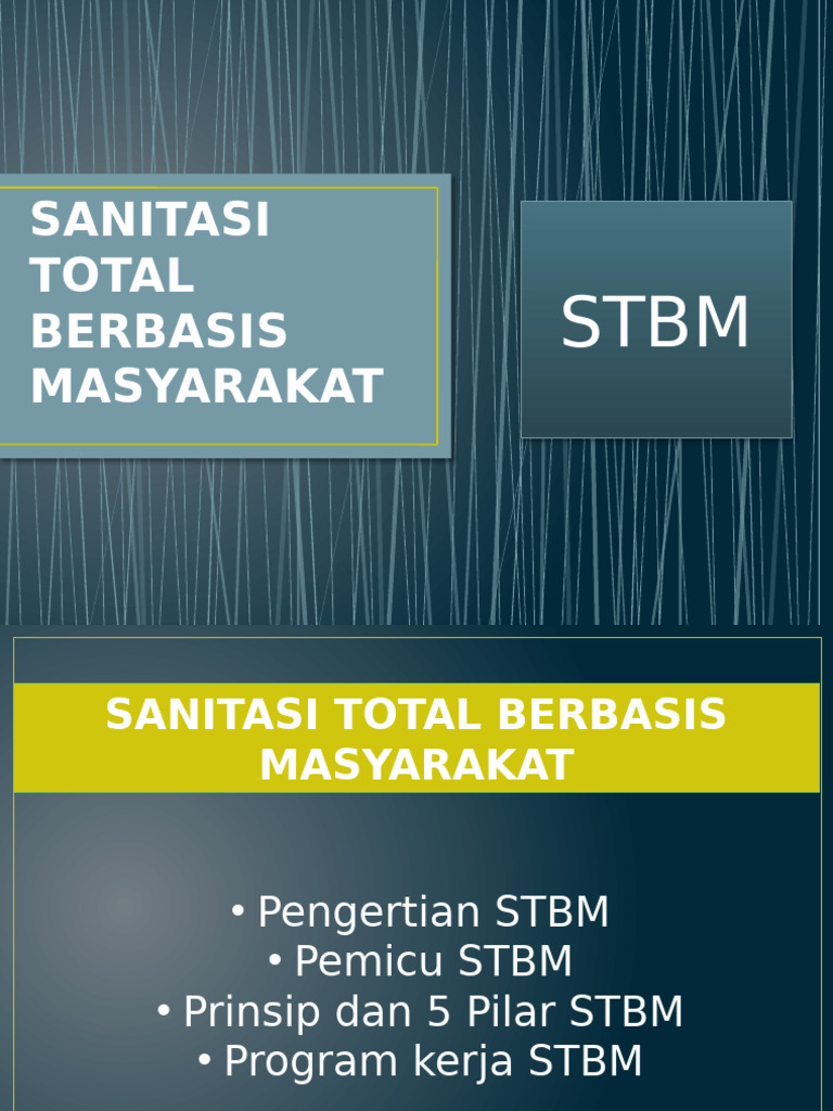 Materi STBM 2019 | PDF