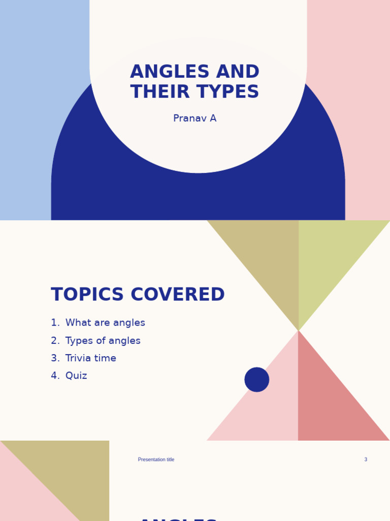 Types of Angles Explained | PDF | Angle | Geometry