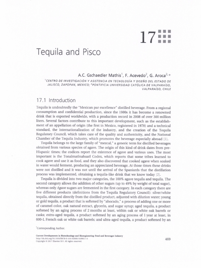 Tequila and Pisco | PDF