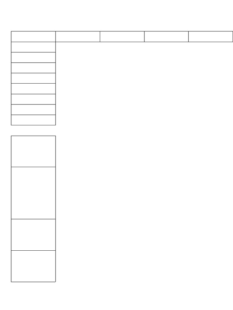 Question Words Table Horizontal | PDF