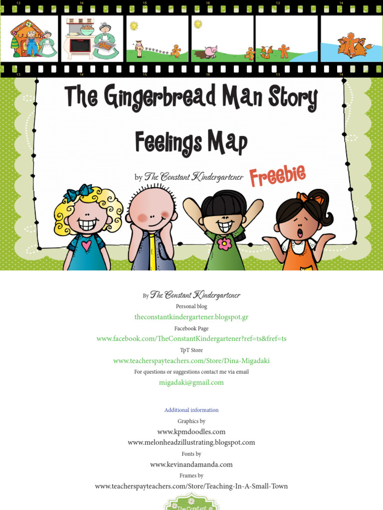 Gingerbread Man Feelings Map | PDF