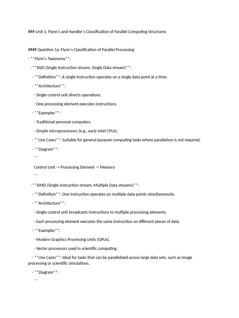 MCSE-103 Advanced Computer Architecture (June 2020) | PDF | Parallel Computing | Central ...