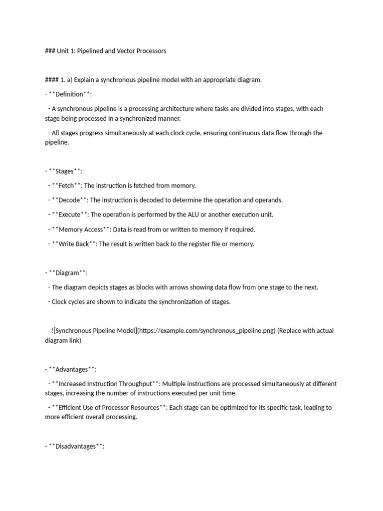 MCSE-103 Advanced Computer Architecture (December 2017) | PDF ...