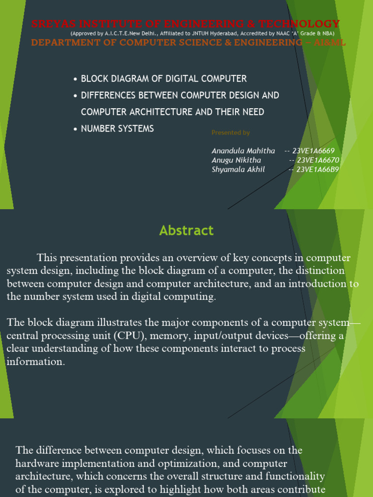COA presentation 1.pptx_20241018_125943_0000 | PDF | Computer Architecture | Central Processing Unit