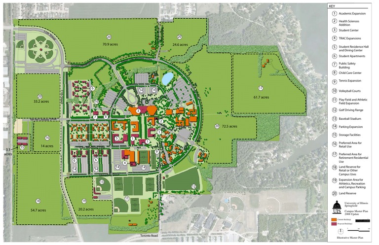 UIS Campus Master Plan Update 2008 | PDF | Sports & Recreation | Travel