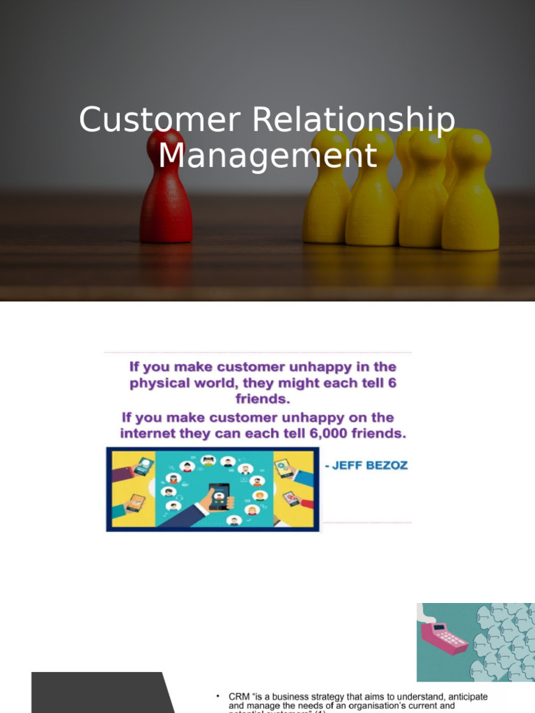 Customer Relationship Management | PDF | Customer Relationship ...