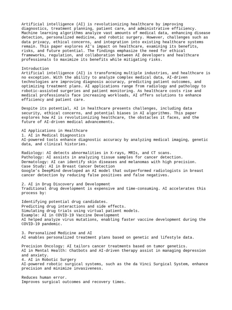 Artificial Intelegents Role | PDF | Artificial Intelligence ...