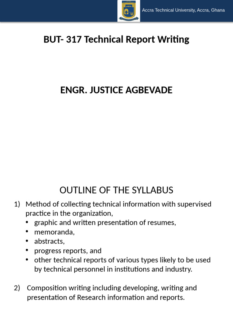 But 317_ Technical Report Writing (2) | PDF | Abstract (Summary) | Memorandum