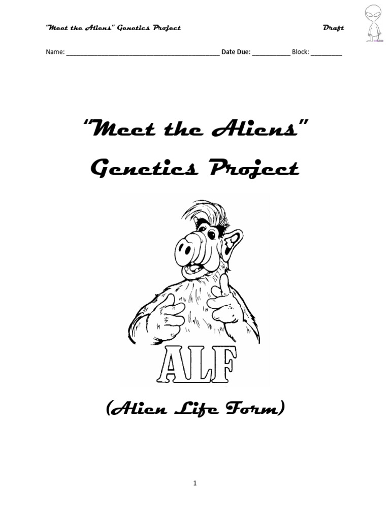 Alien Genetics Project Overview | PDF | Genotype | Dominance (Genetics)