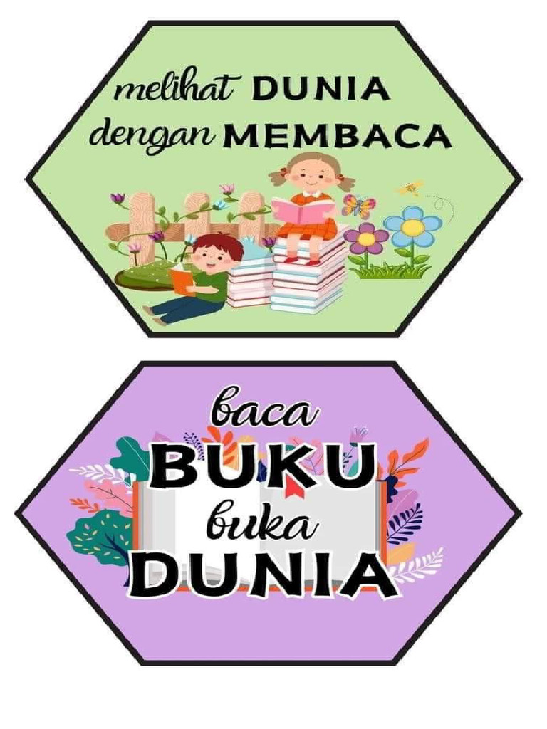 Slogan Buku Pojok Baca | PDF