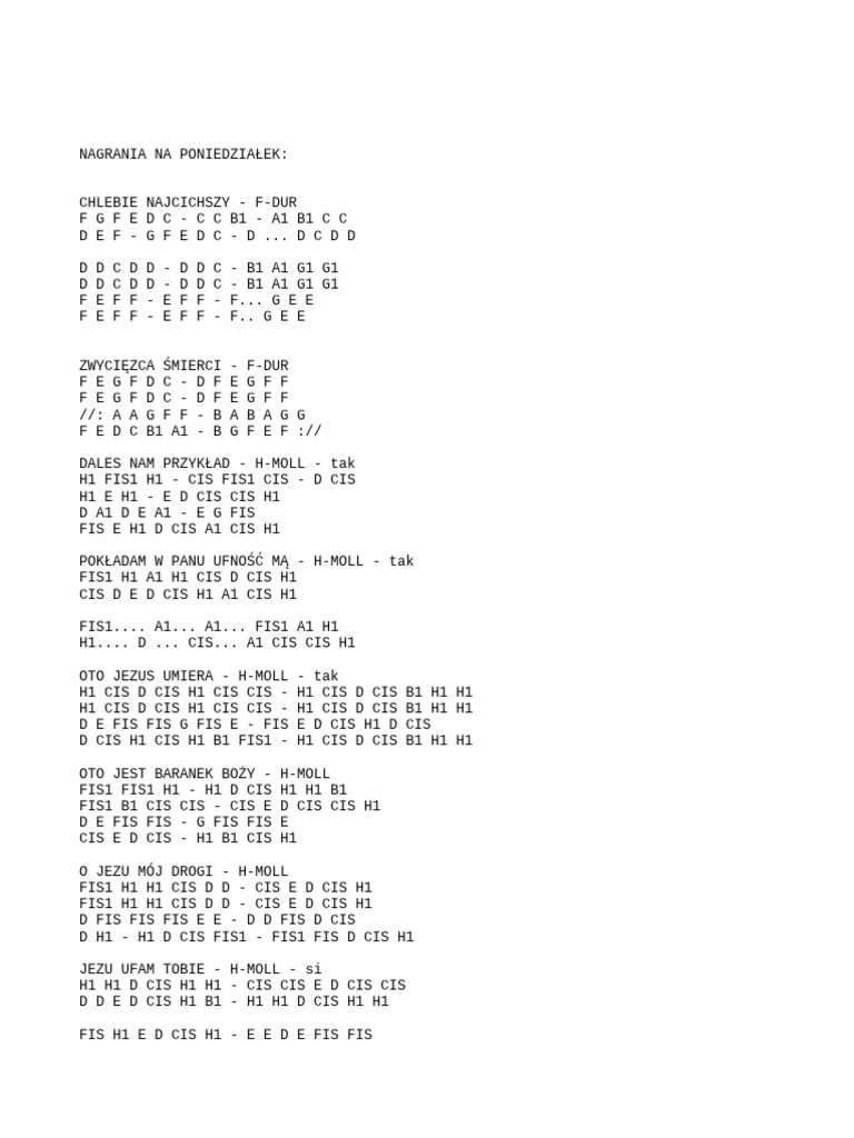 Rożne - Hasla, Inormacje Itp | PDF