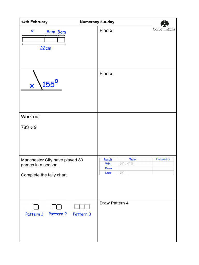 Feb Numeracy Book Part14 | PDF