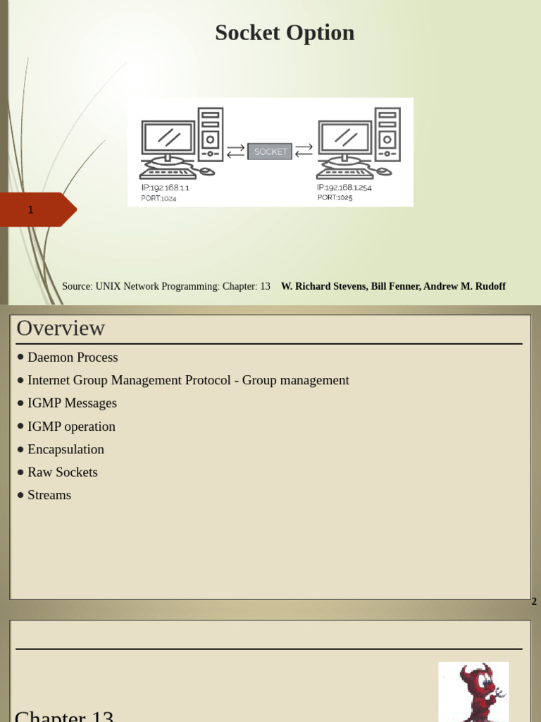 Unit-8 - Advanced Socket Options | PDF | Network Socket | Internet Protocols