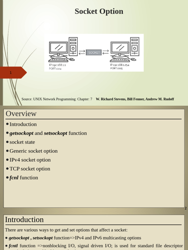 Unit-7 Socket Options | PDF | I Pv6 | Domain Name System