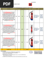 Ceasefire Fire Extinguisher ABC Powder Type Specifications | PDF | Home ...