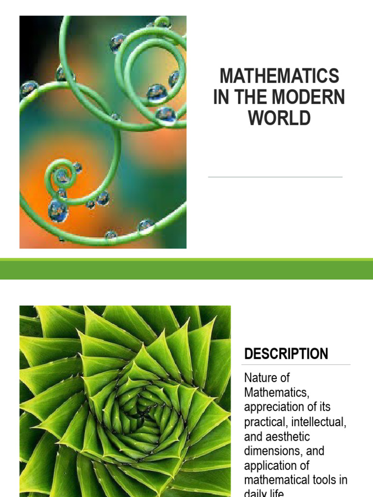 Mathematics in Daily Life and Nature | PDF | Pattern | Mathematics