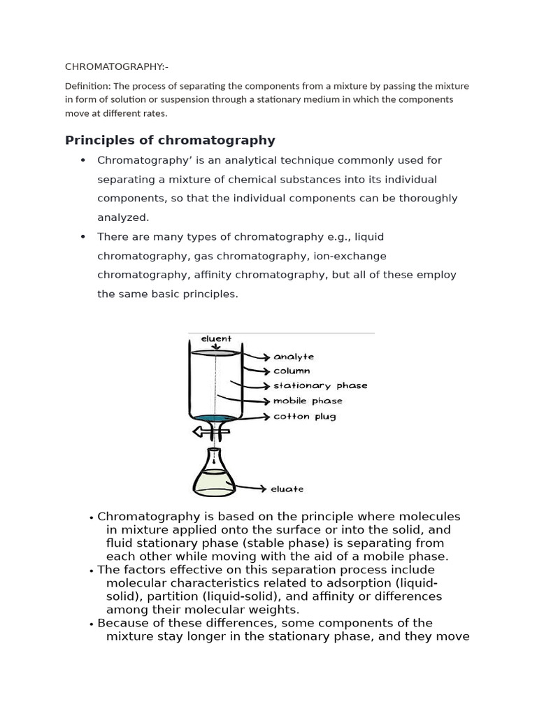 Understanding Chromatography Techniques | PDF | Gel Electrophoresis ...