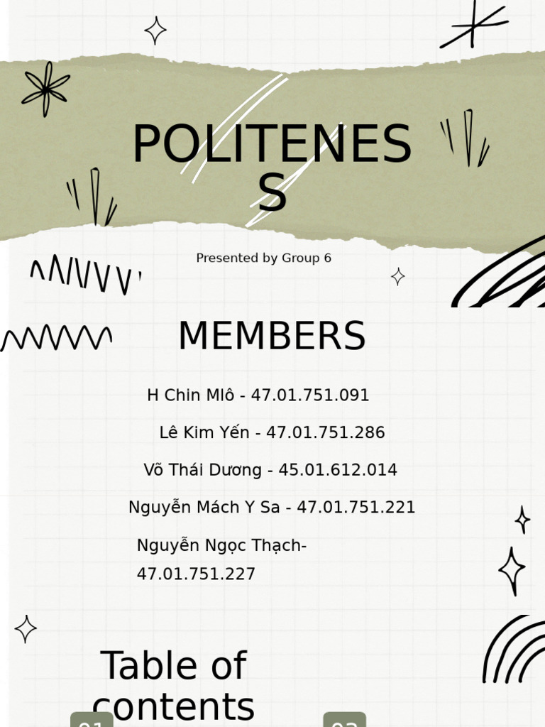 G6 Politeness Presentation | PDF