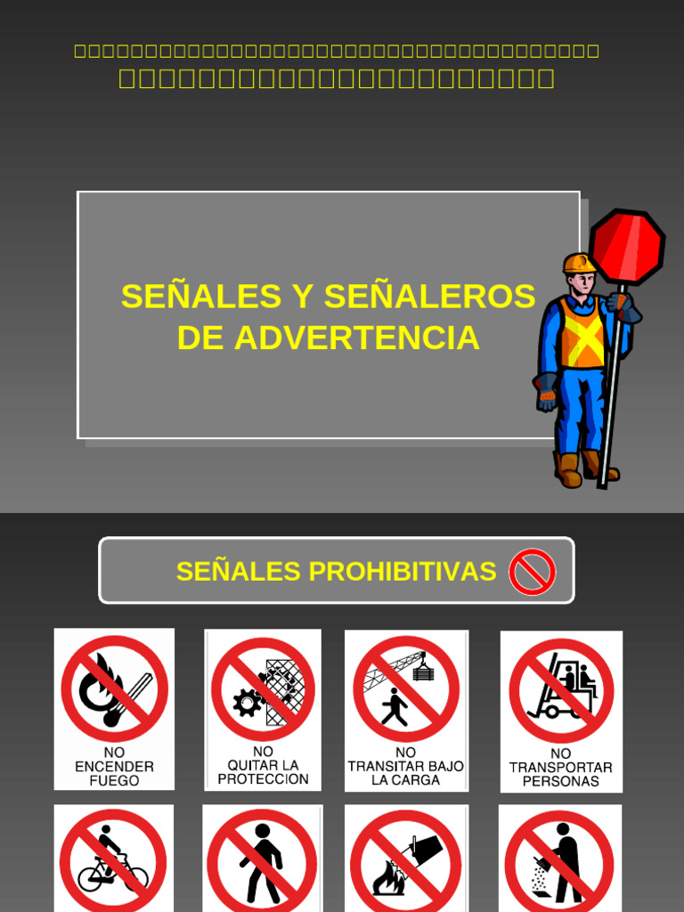 Pr-Sg-Cap 017 Señales y Señaleros de Advertencia | PDF