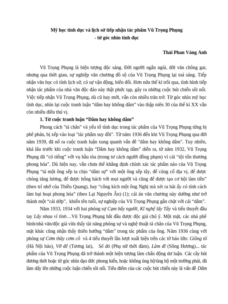Bai Bao Ve Vu Trong Phung Doc | PDF