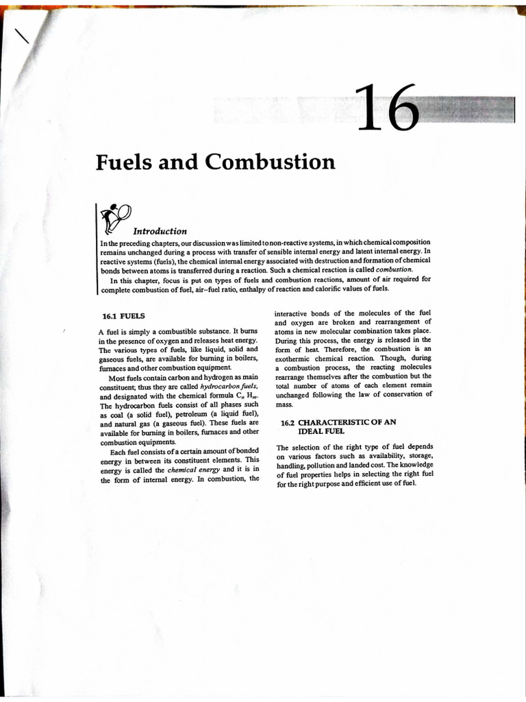 Fuels and Combustion | PDF