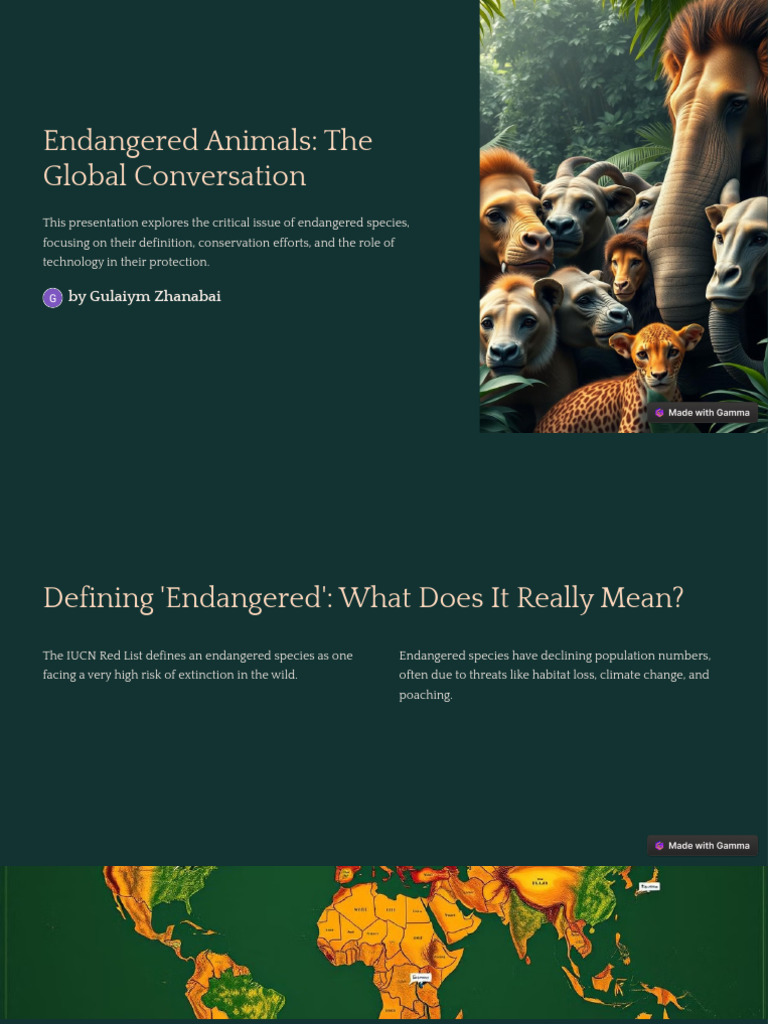 Endangered Species Conservation Guide | PDF | Endangered Species ...