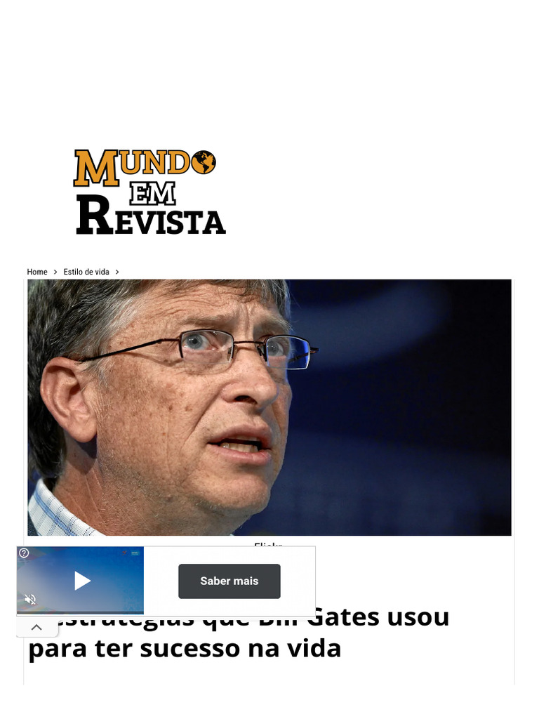 7 Estratégias de Sucesso de Bill Gates | PDF | Aprendizado | Tempo