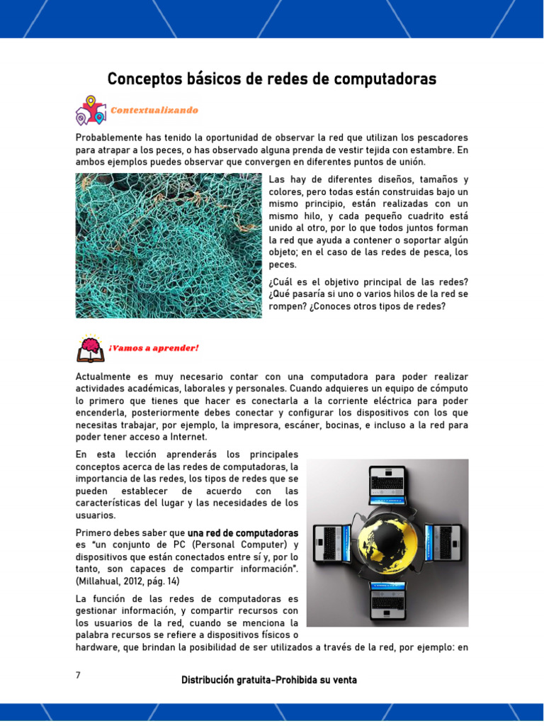 Conceptos Basicos de Redes Computacionales | PDF | Red de computadoras | Topología de la red