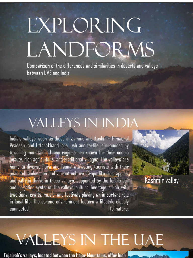 Exploring Landforms | PDF | Desert | Agriculture
