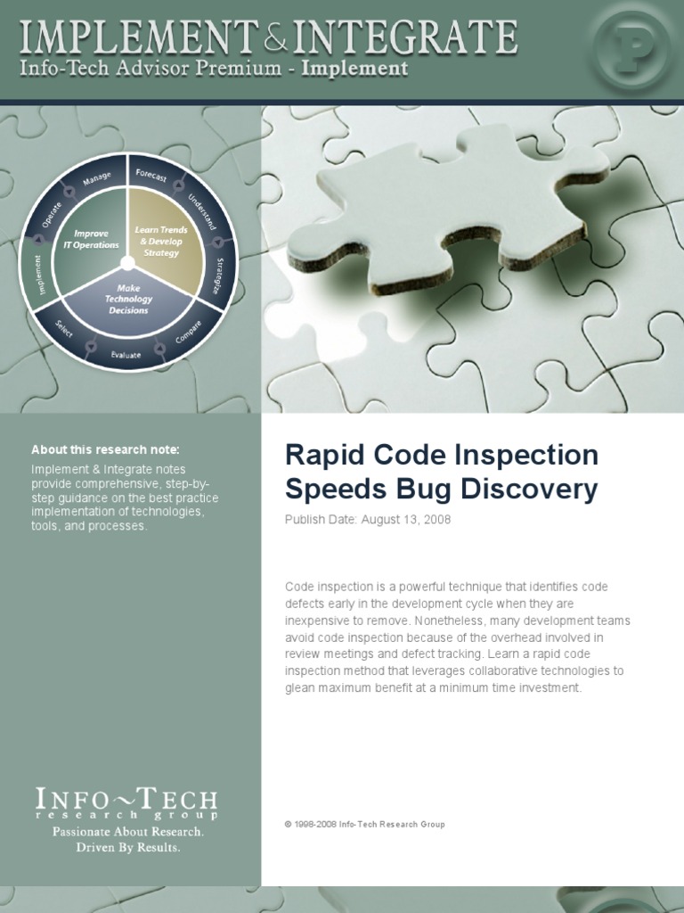 Premium II Rapid Code Inspection | PDF | Software Bug | Software ...