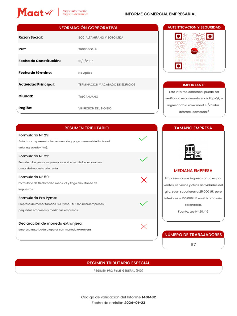 Certificado de Boletín de Informes Comerciales | PDF | Pequeñas y ...