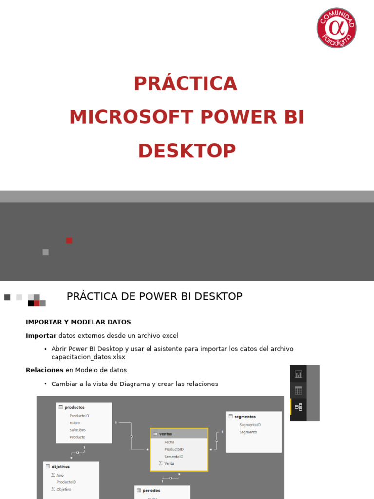 Curso BI-PowerBI Práctica | PDF | Botón (Computación) | Microsoft Excel