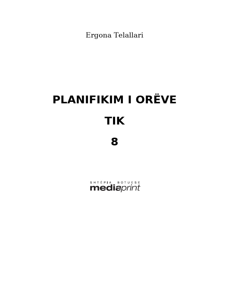 Tik 8 Ditare | PDF