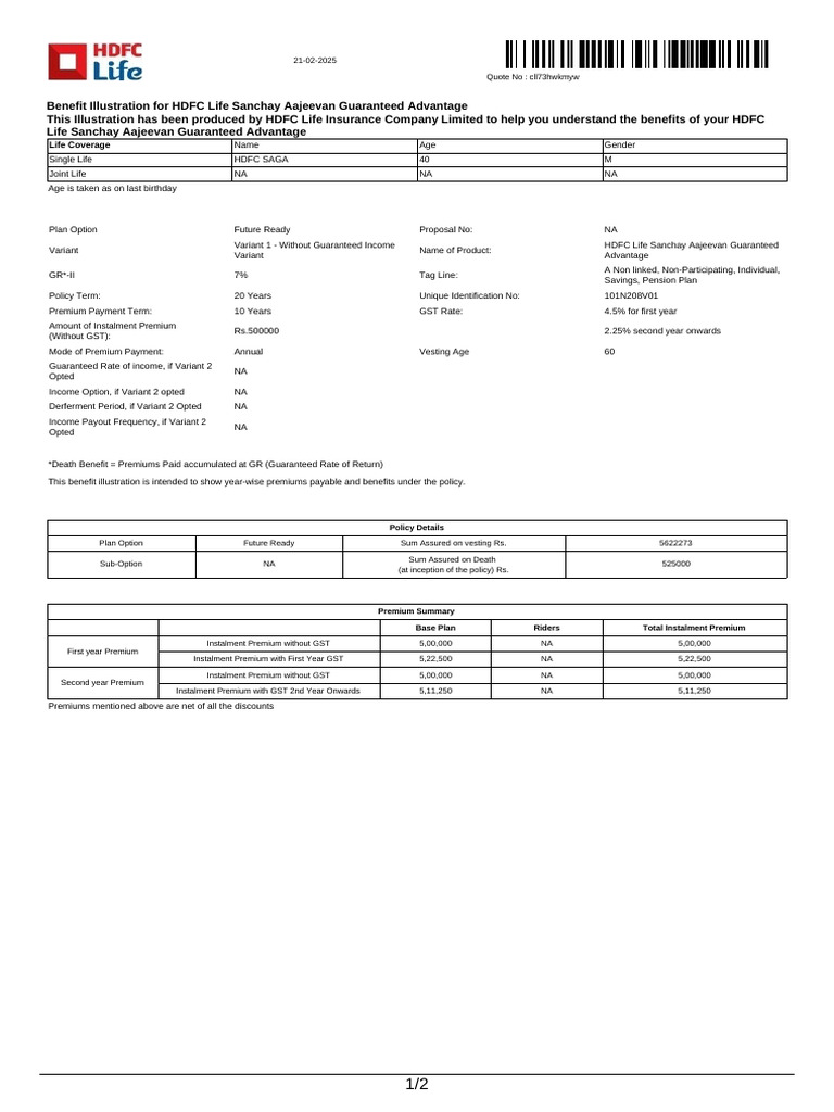 Illustration (13) | PDF | Life Insurance | Insurance