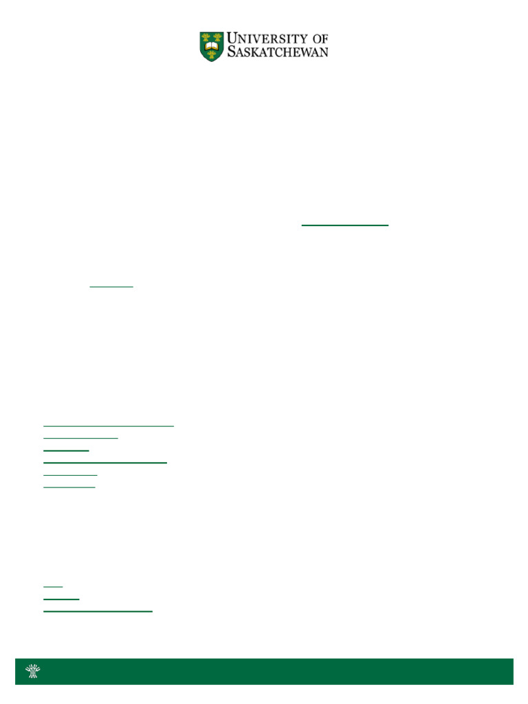 USask Admissions Guide | PDF | University And College Admission ...