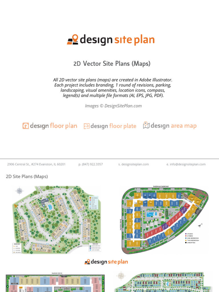 Vector Site Plans (Maps) : 2906 Central ST., #274 Evanston, IL 60201 P. (847) 922.3357 S. e | PDF