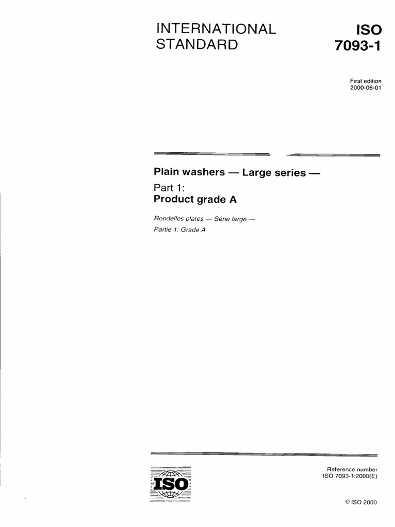 Iso 7093-1 | PDF
