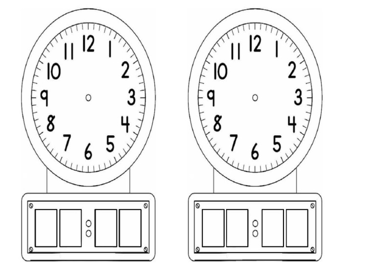 Relojes 2 en A4 | PDF