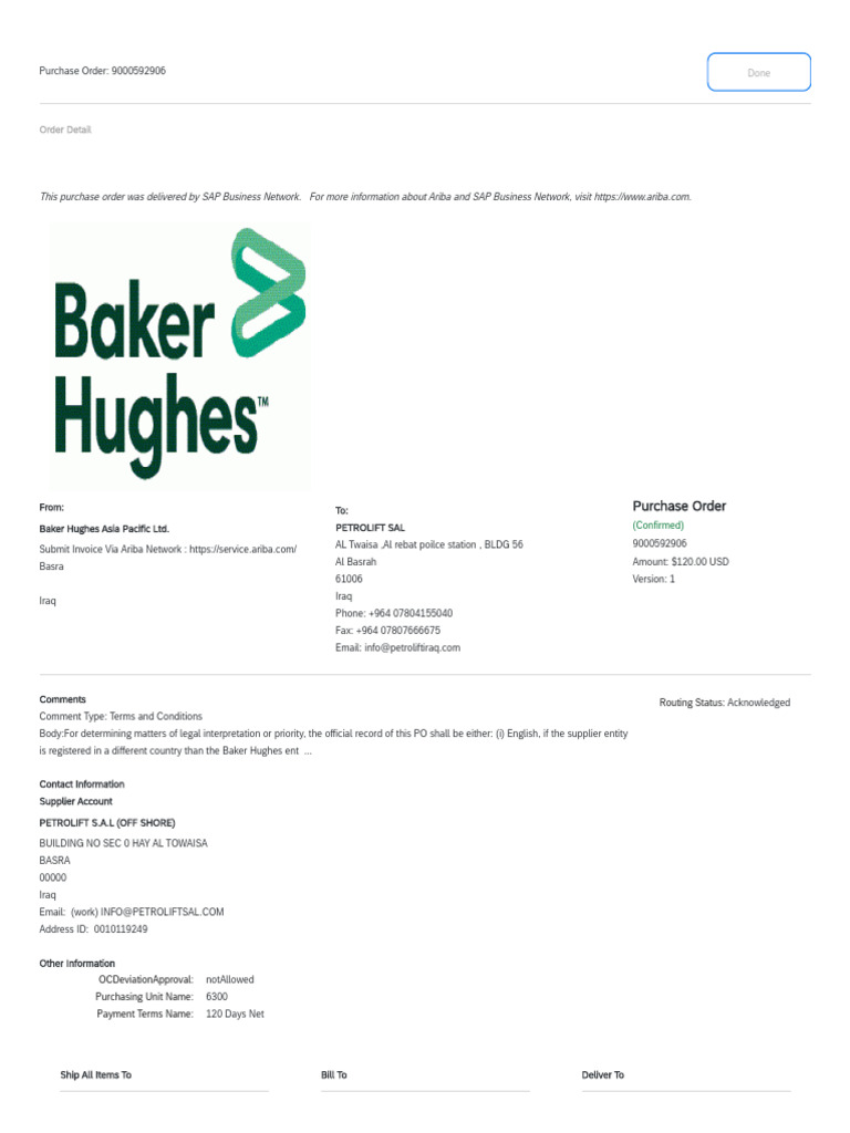 Sap Business Network Supplier Pdf Invoice