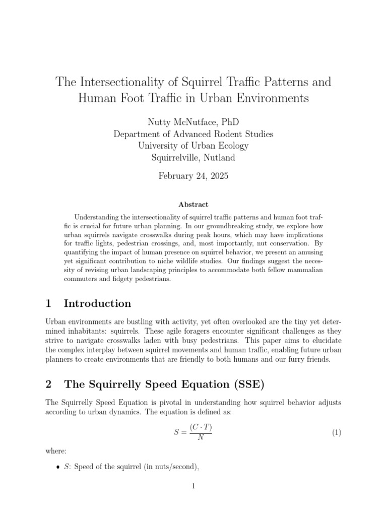 Intersectionality Paper | PDF | Traffic | Pedestrian Crossing
