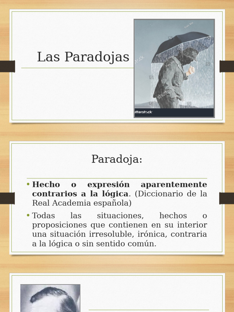 Tipos de Paradojas y Ejemplos | PDF | Paradoja | Lógica