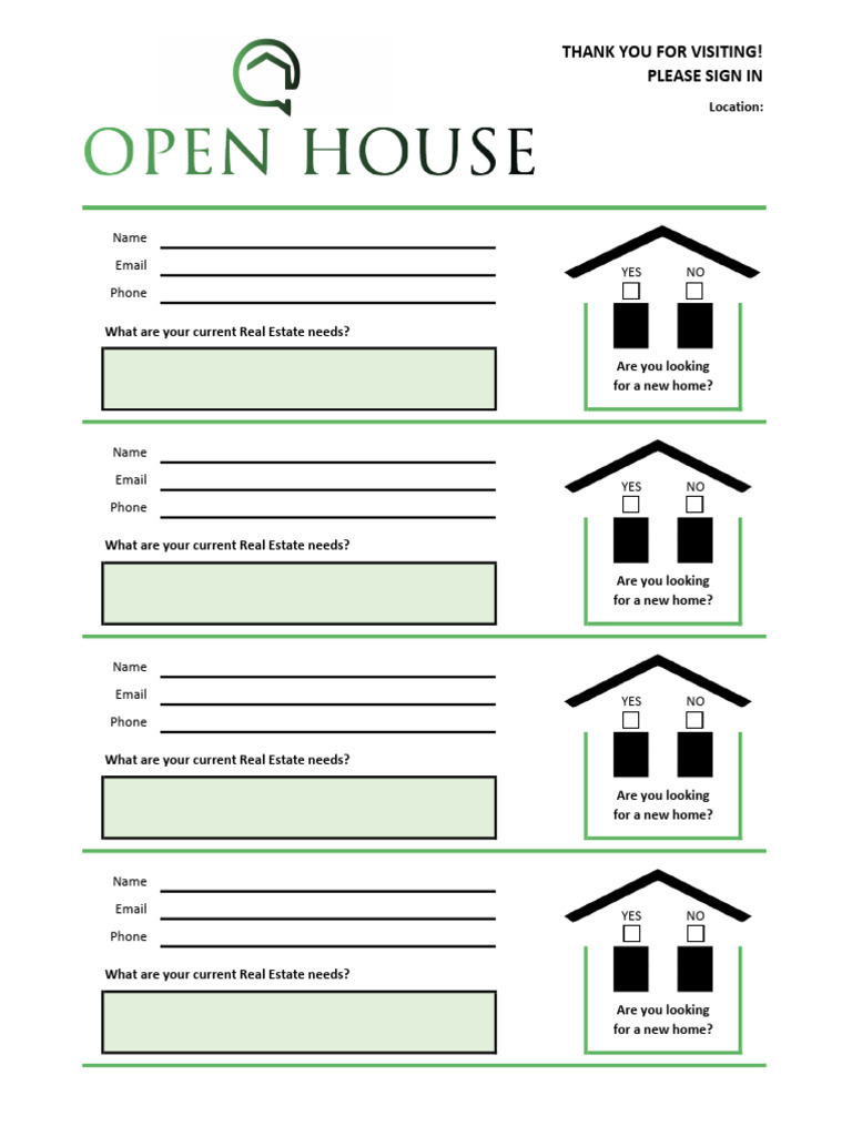 Open-House-Sign-Up-Sheet-TemplateLab.com_ | PDF