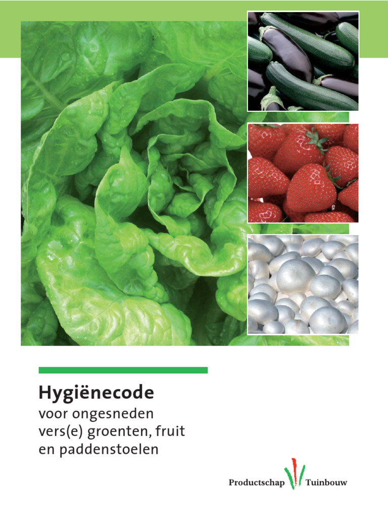 Hygienecode Ongesneden Verse GF en Paddenstoelen 2011 | PDF