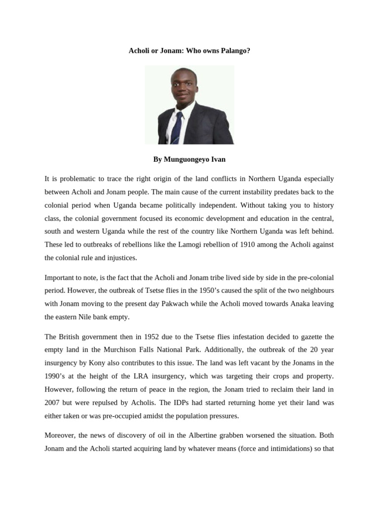 Who Owns Palango Land | PDF | Torture | Justice