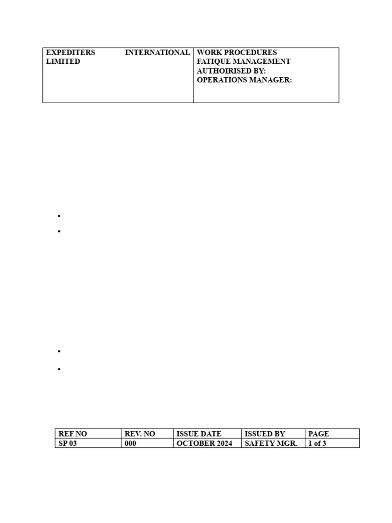 Driver Fatigue Management Guide | PDF | Safety