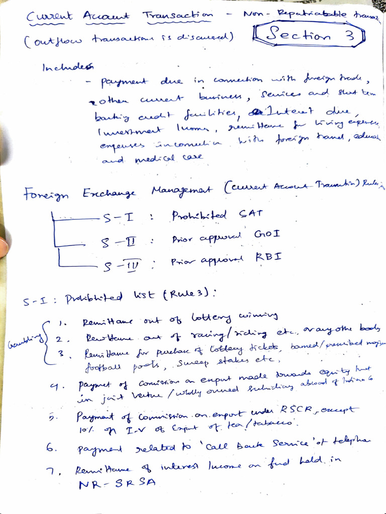Current Account Transaction | PDF