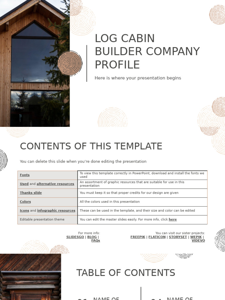 Log Cabin Builder Company Profile | PDF | Planets | Saturn