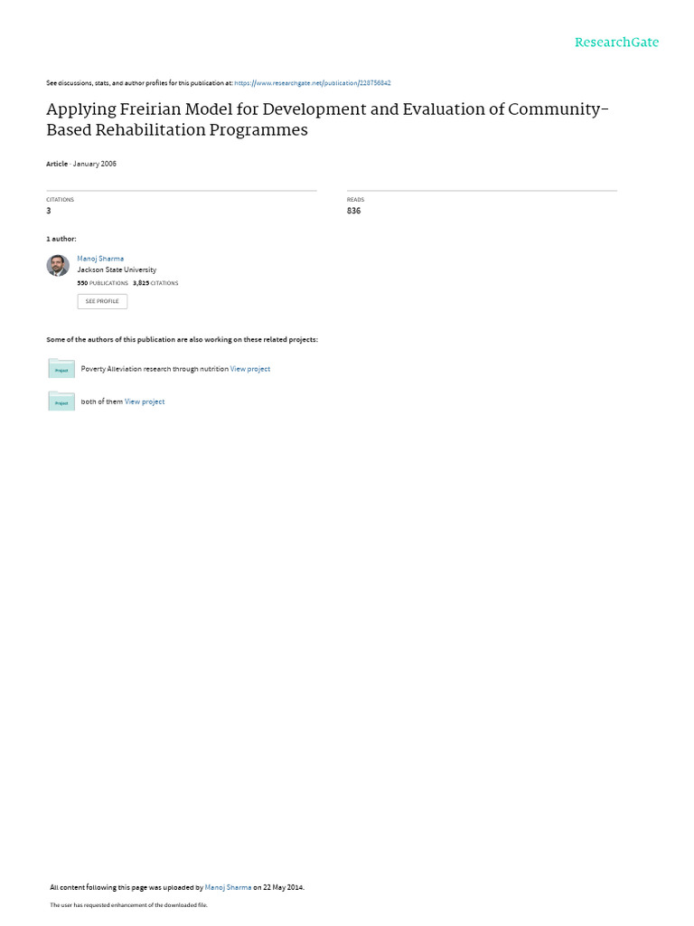 Applying Freirian Model For Development and Evalua | PDF | Cognition ...