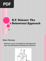 Behaviourism Theory by B.F Skinner PDF | PDF | Reinforcement | Behaviorism
